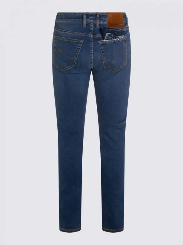 Jacob Cohen Slim Fit Stretch Denim Jeans - Blue