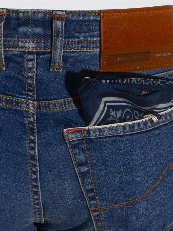 Jacob Cohen Slim Fit Stretch Denim Jeans - Blue