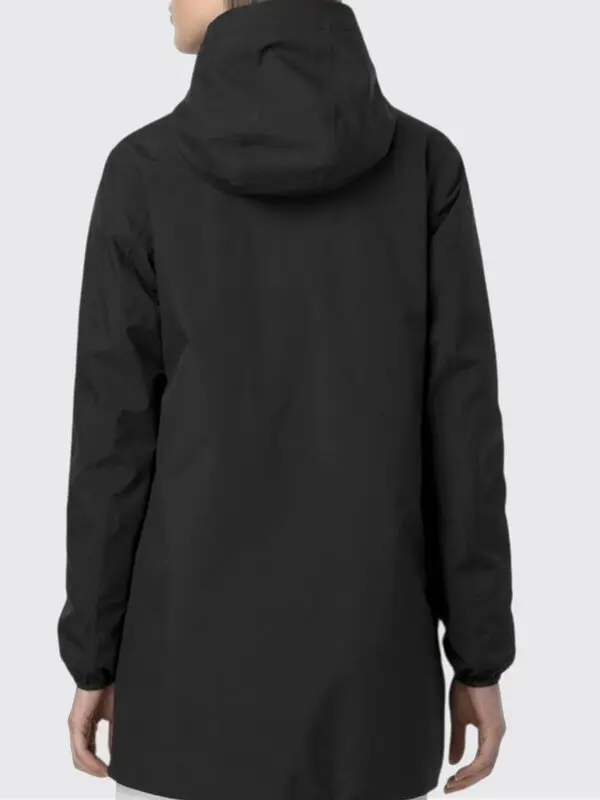 K-WAY Hooded Zip-up Jacket - Black