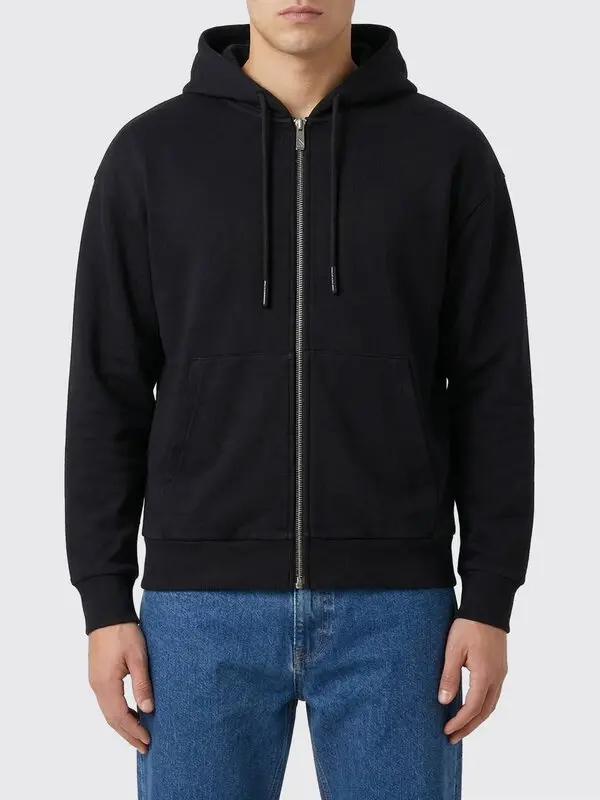 44 LABEL GROUP Full Zip Hoodie - Black