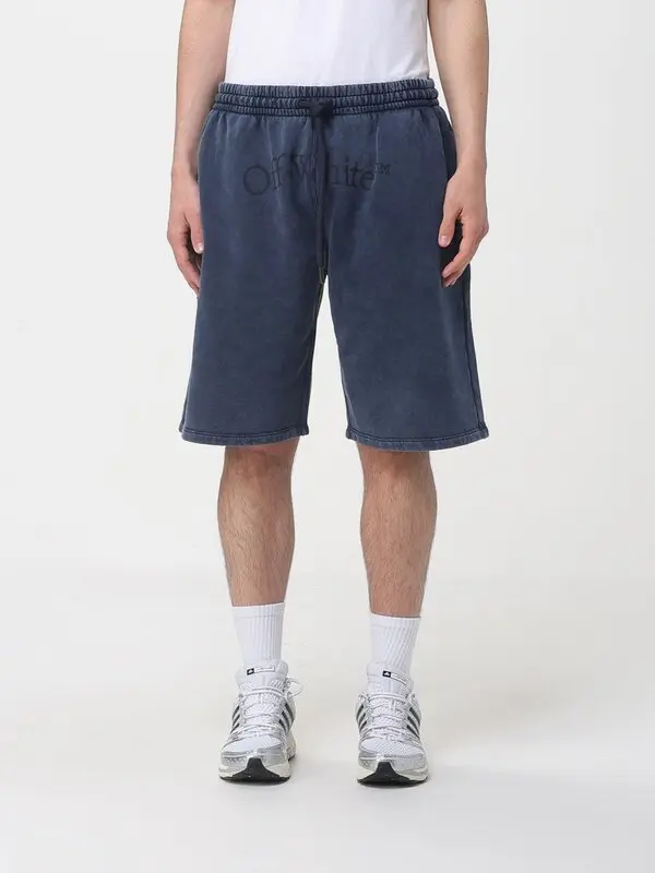 Off-White Cotton Sport Shorts
