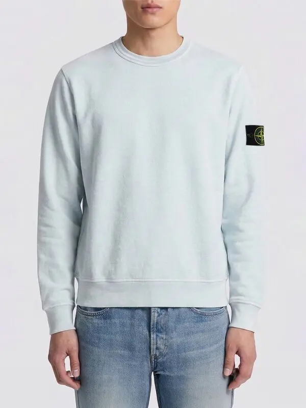 Stone Island Crewneck Sweatshirt - Sky