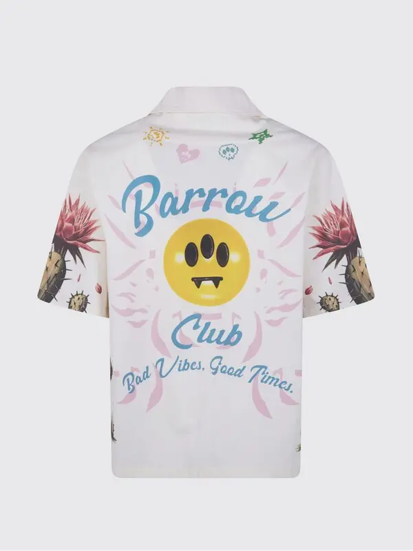 BARROW Printed Cotton Casual Shirt
