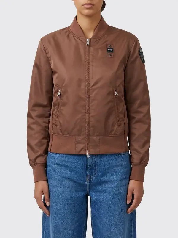 BLAUER. Bomber Jacket - Brown