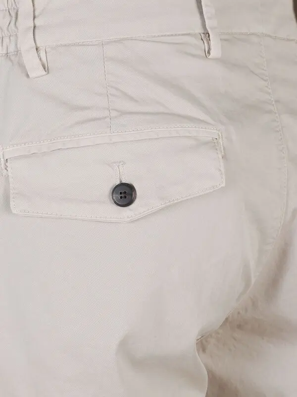 Eleventy Stretch Cotton Chino Trousers - Sand