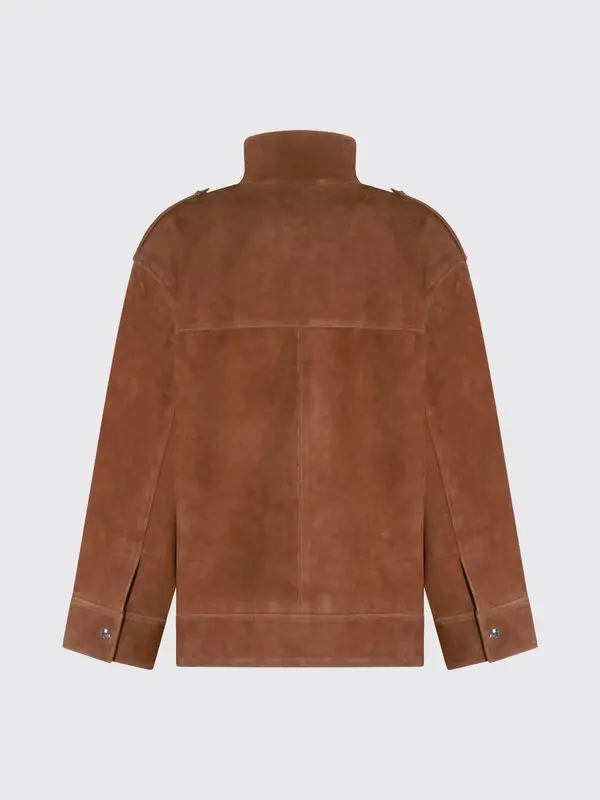 ANINE BING Suede Utility Jacket - Brown