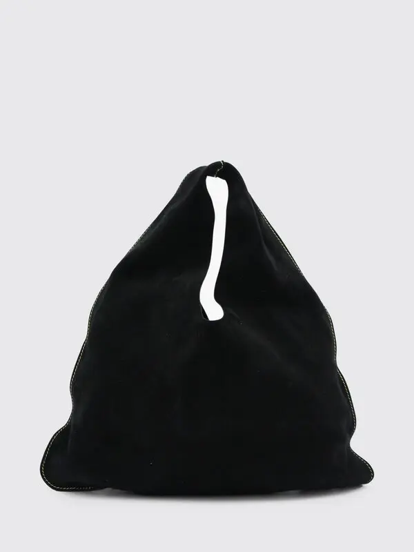 THE ROW Suede Shoulder Bag - Black