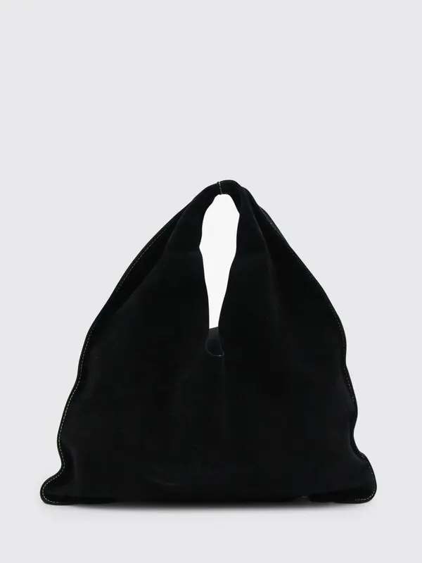 THE ROW Suede Shoulder Bag - Black