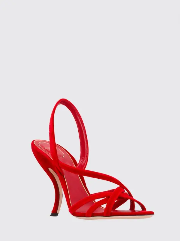 Valentino Garavani Velvet Slingback Sandals