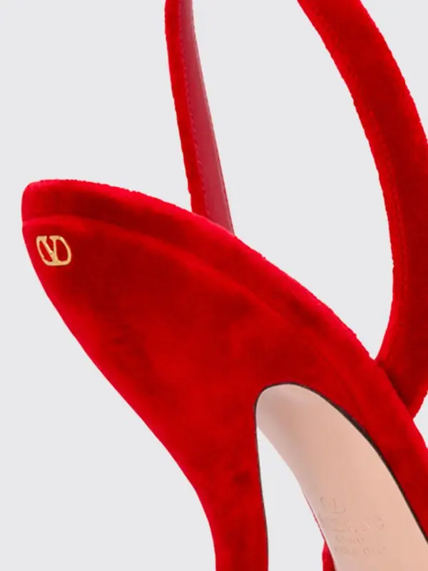 Valentino Garavani Velvet Slingback Sandals