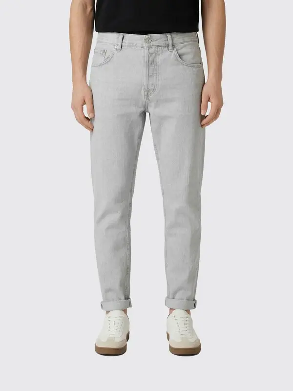 DONDUP Slim Fit Cotton Denim Jeans - Grey