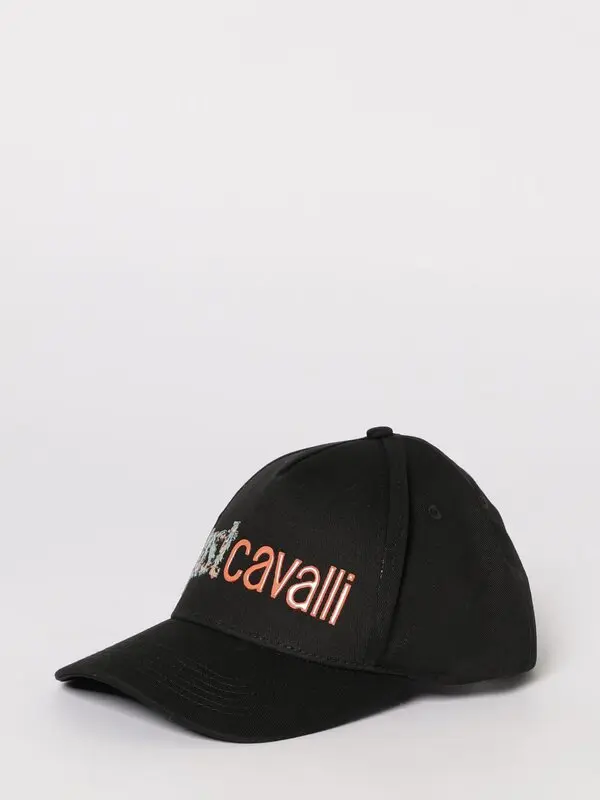 Just Cavalli Logo Baseball Cap - Black