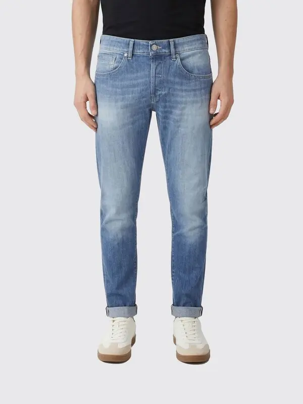 DONDUP Slim Fit Cotton Denim Jeans - Blue