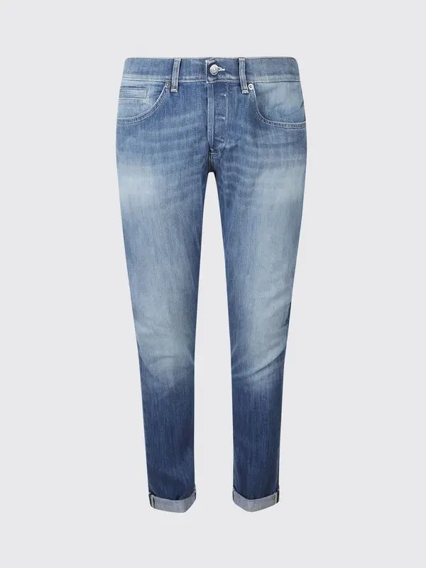 DONDUP Slim Fit Cotton Denim Jeans - Blue