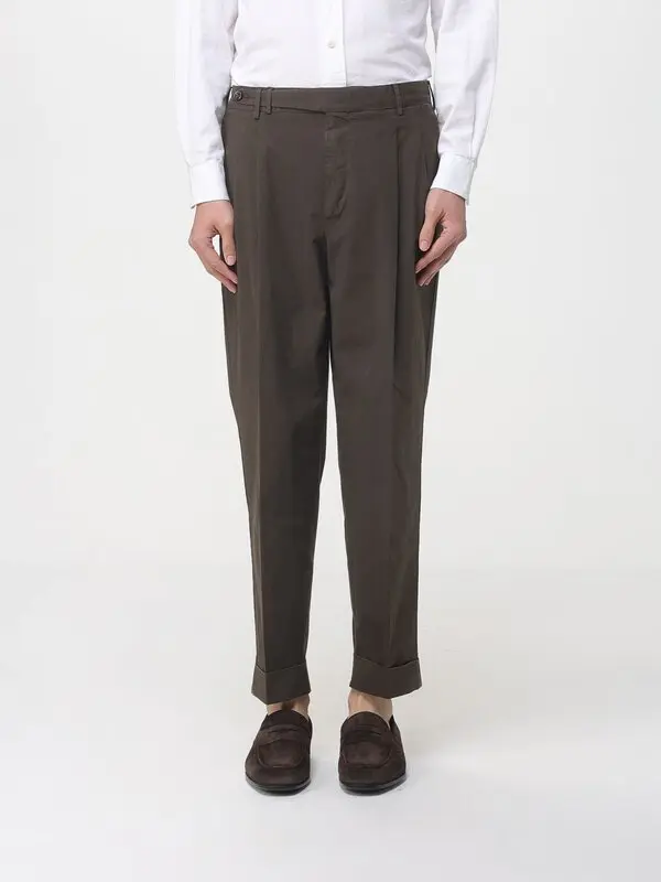 PT TORINO Tailored Trousers - Camel