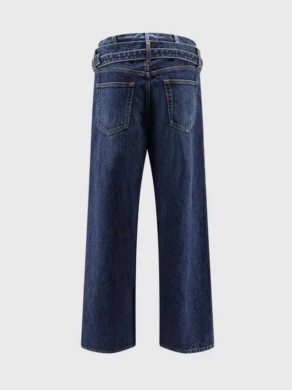 Sacai Cotton Denim Straight Jeans