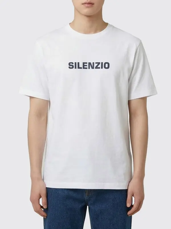 Aspesi Cotton Slogan T-shirt - White