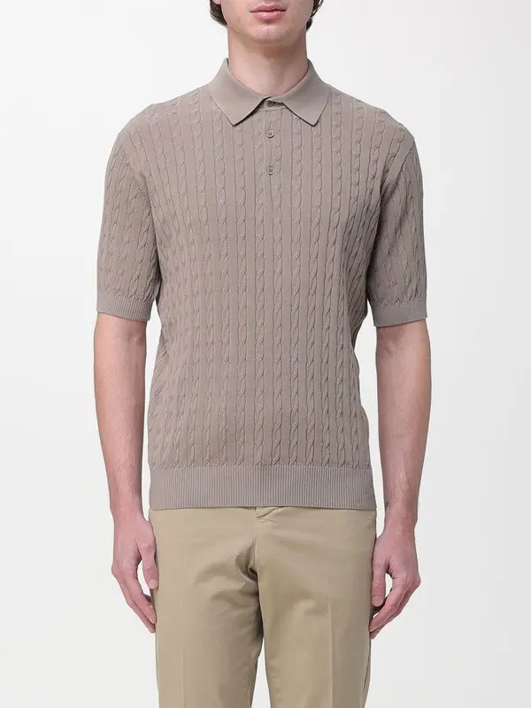 KANGRA Cotton Knit Polo Shirt