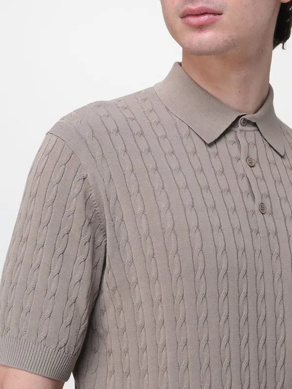 KANGRA Cotton Knit Polo Shirt