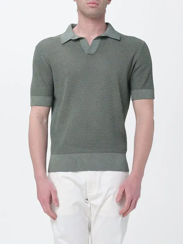 KANGRA Cotton Knit Polo Shirt