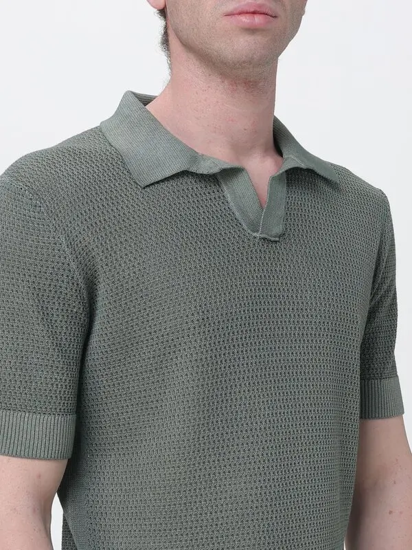 KANGRA Cotton Knit Polo Shirt