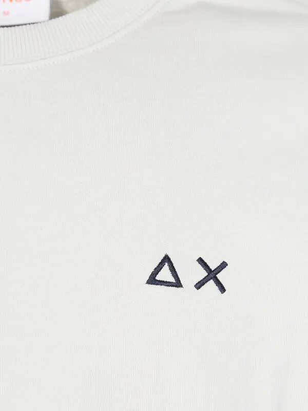 SUN 68 Cotton Crewneck Sweatshirt - White