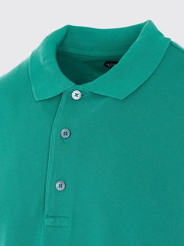 TOM FORD Cotton Blend Polo Shirt - Green