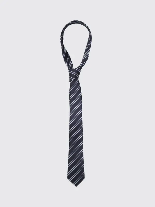 TOM FORD Striped Silk Neck Tie - Black