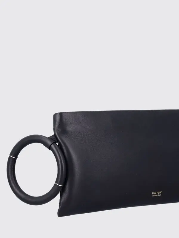 TOM FORD Leather Clutch - Black