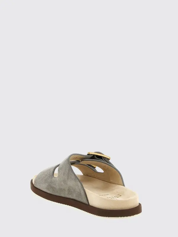 Brunello Cucinelli Buckled Sandals - Grey