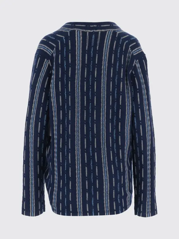 Guest In Residence Cashmere Striped V-neck Cardigan