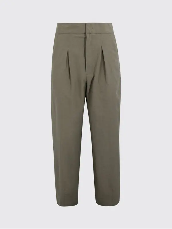 Soeur Viscose And Linen Blend Straight Trousers