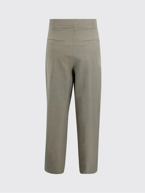 Soeur Viscose And Linen Blend Straight Trousers