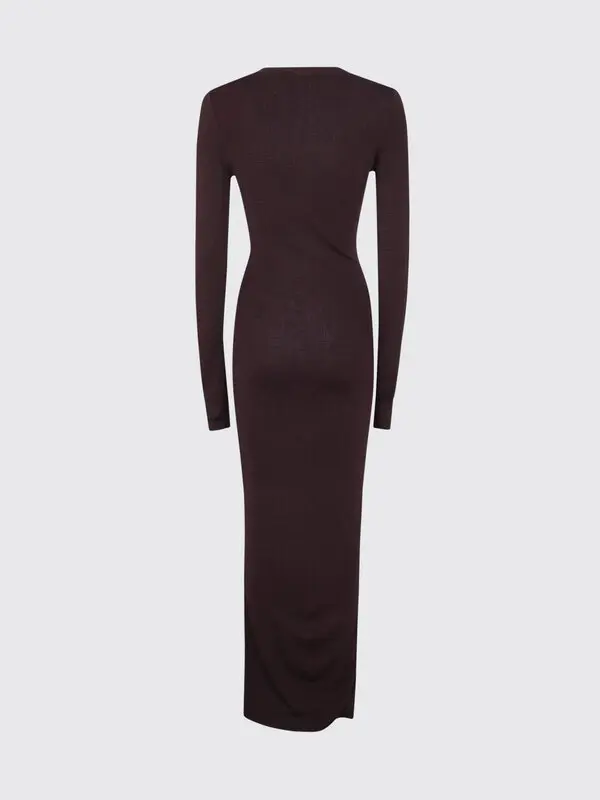 ENTIRE STUDIOS Viscose Midi Dress - Brown