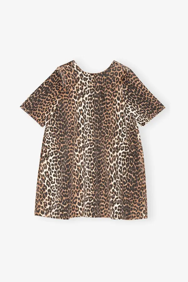GANNI Leopard Mini Dress - Mixed