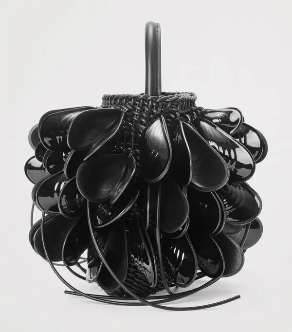 Loewe Leather Shell Bucket Bag