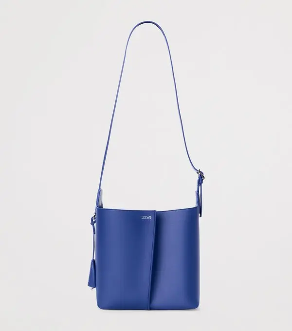 Loewe Leather Bilbao Bucket Bag - Blue