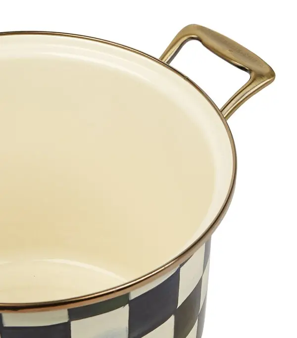 MACKENZIE-CHILDS Courtly Check Stockpot