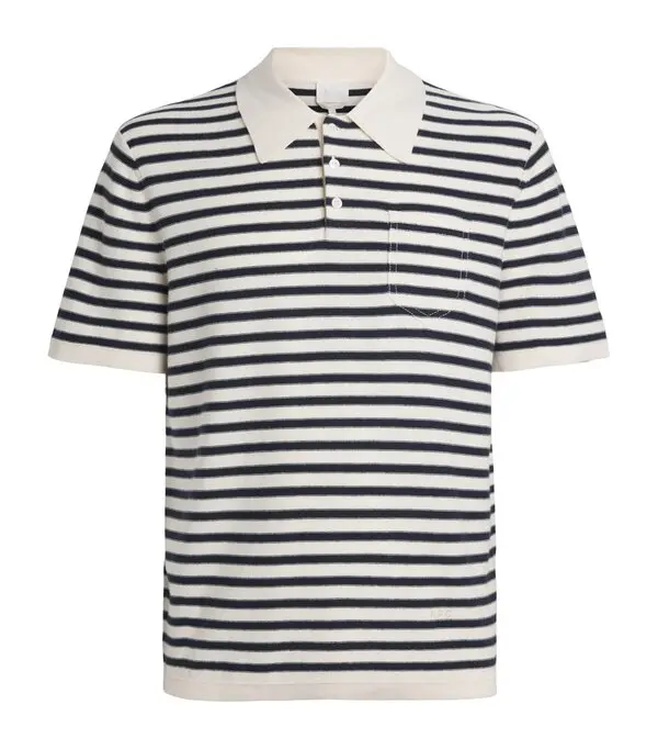 A.p.c. Cotton-cashmere Eliot Polo Shirt
