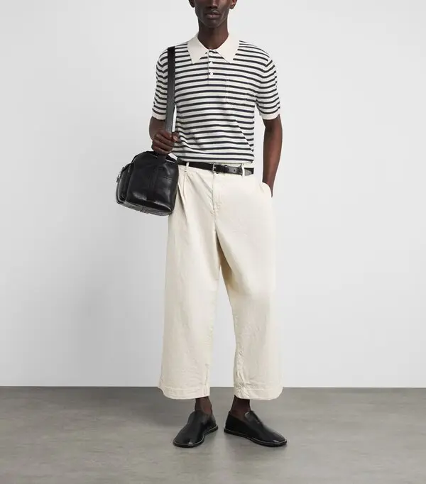 A.p.c. Cotton-cashmere Eliot Polo Shirt