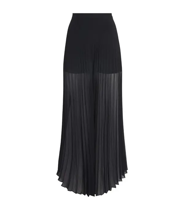 Sandro Organza Pleated Trousers