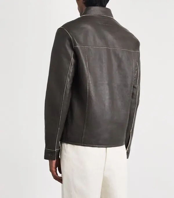 SAMSØE SAMSØE Leather Samilton Jacket