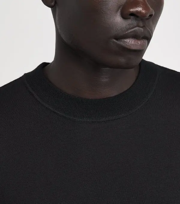 Stone Island Virgin Wool Ghost Sweater - Black