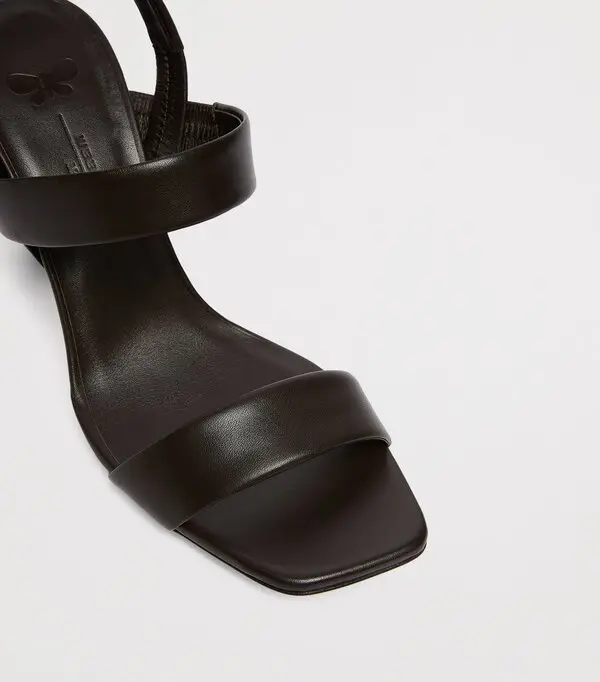Max Mara Leather Slingback Sandals
