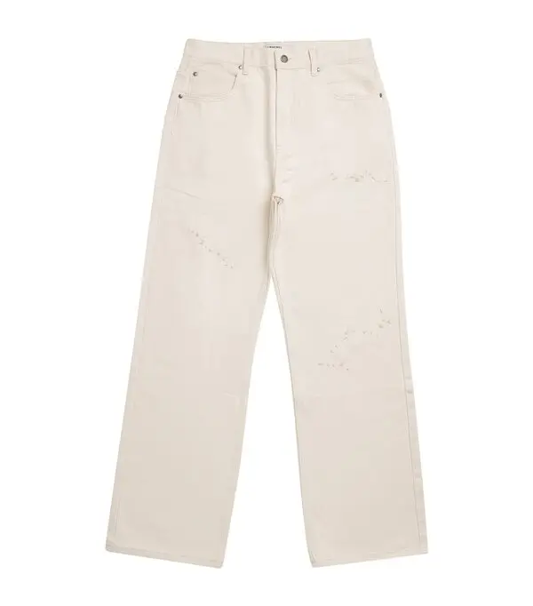 DOMREBEL Bootcut Jeans - Beige