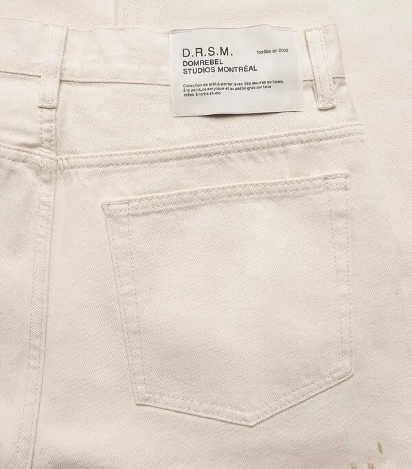 DOMREBEL Bootcut Jeans - Beige