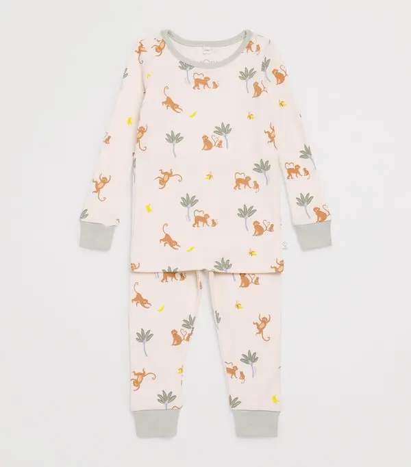 MORI Monkey Print Pyjama Set