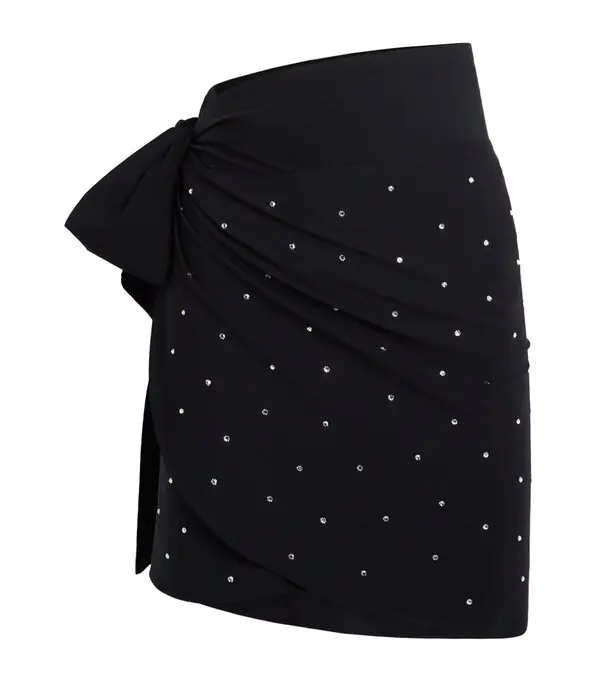 Hunza G Short Swarovski Upf50+ Sarong - Black