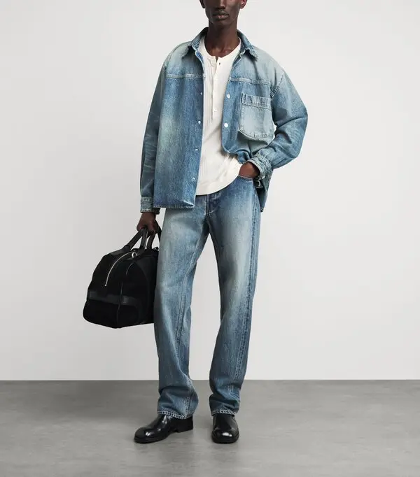 WON HUNDRED Denim Zayne Shirt - Blue