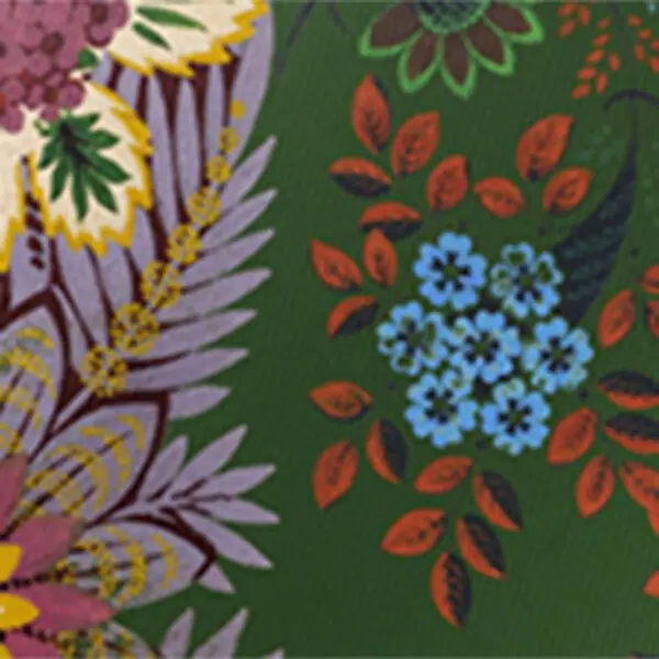 Max Mara Silk Twill Floral Scarf